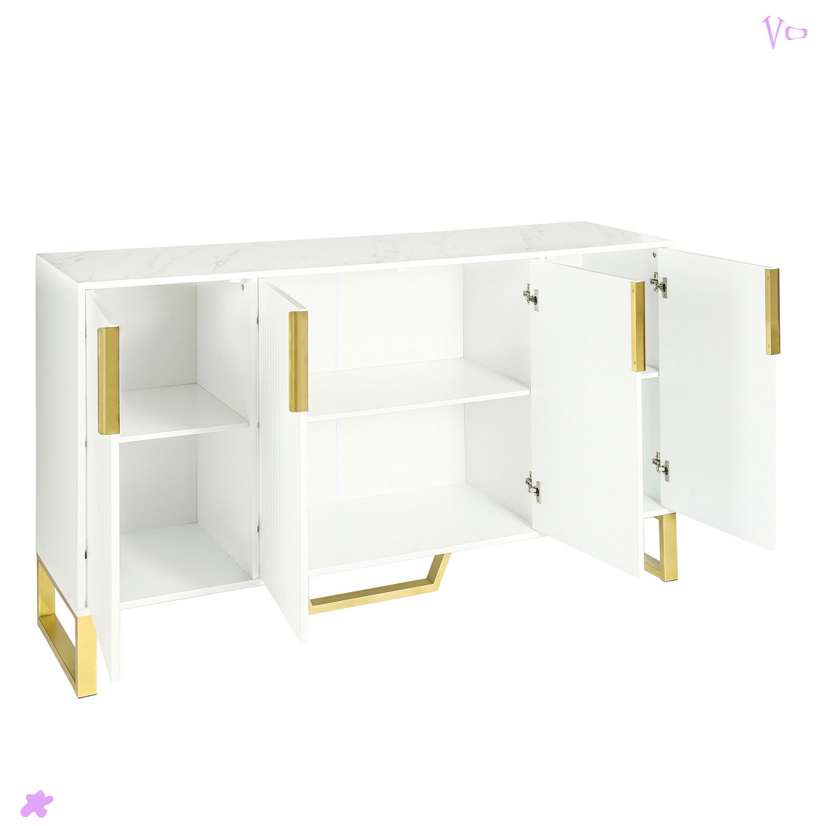 Mercer41 Hamaz 60.05" Wide Sideboard & Reviews | Wayfair