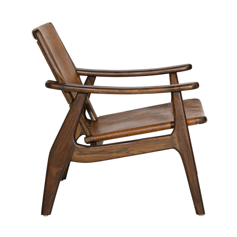 Dovetail Furniture Dania Occasional Chair, Brown | Perigold