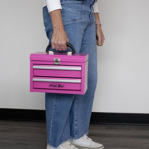 The Original Pink Box 11" Portable Tool Box & Reviews | Wayfair