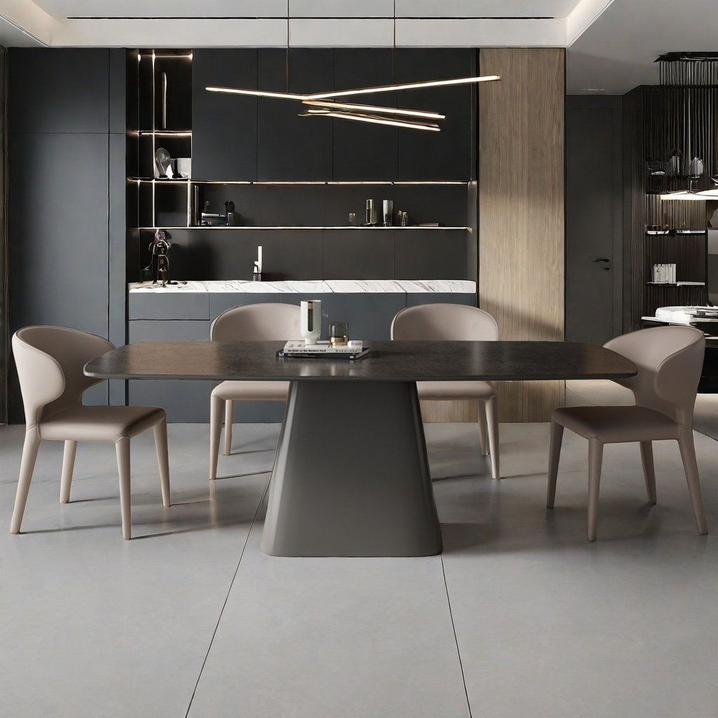 LJIA home Light luxury modern style dining table and chairs - Wayfair ...