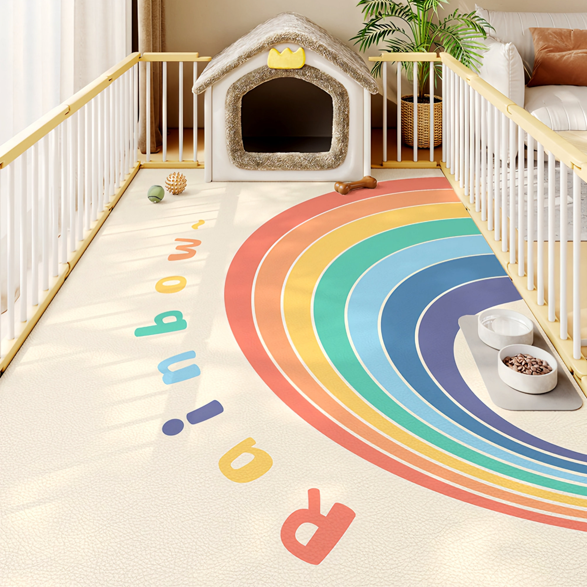 Archie & Oscar™ Custom Sized Pet Floor Mat - Free Cutting DIY, Perfect ...