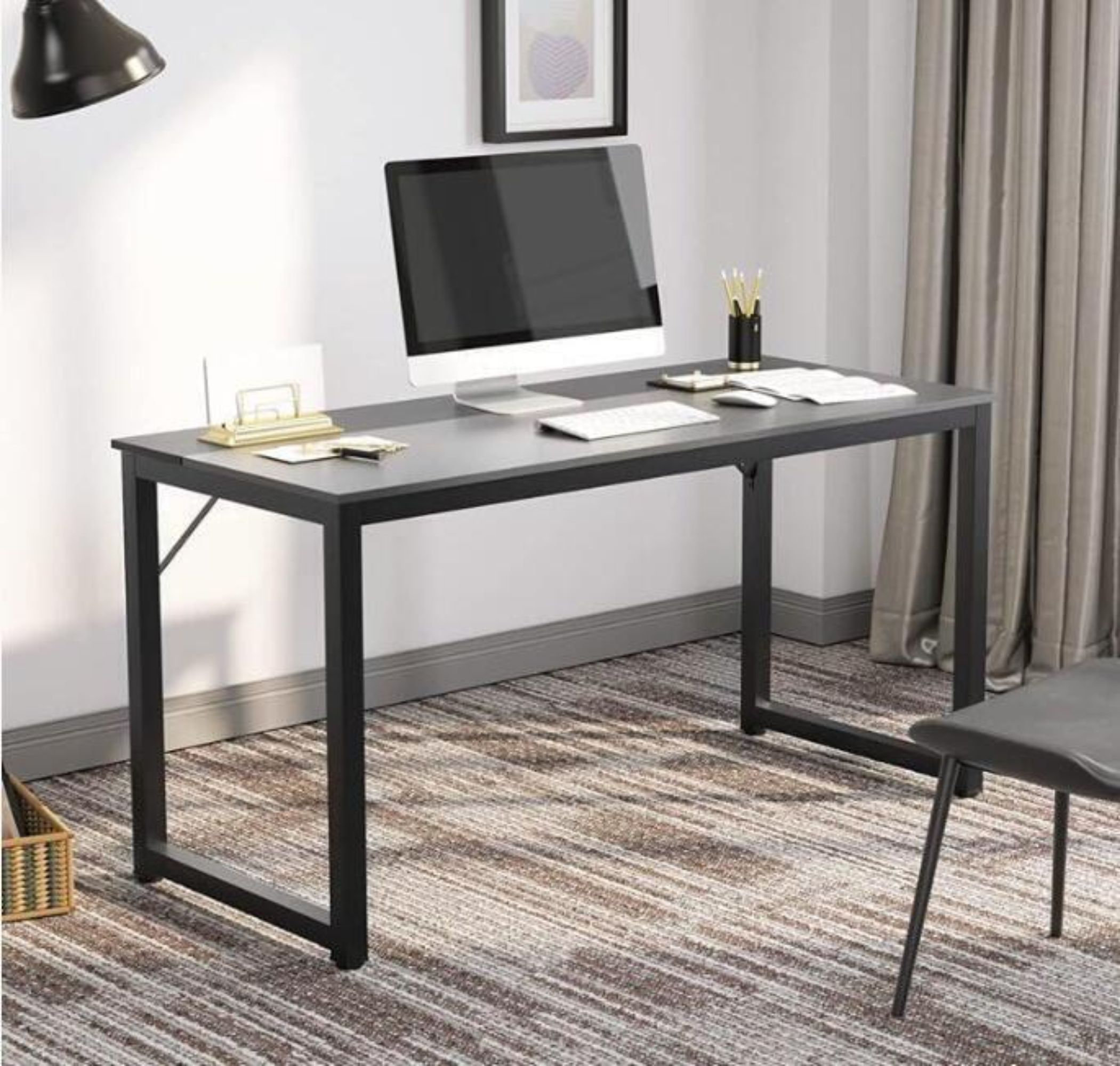 Ebern Designs Maslin 39.37'' W Rectangle Computer Desk | Wayfair