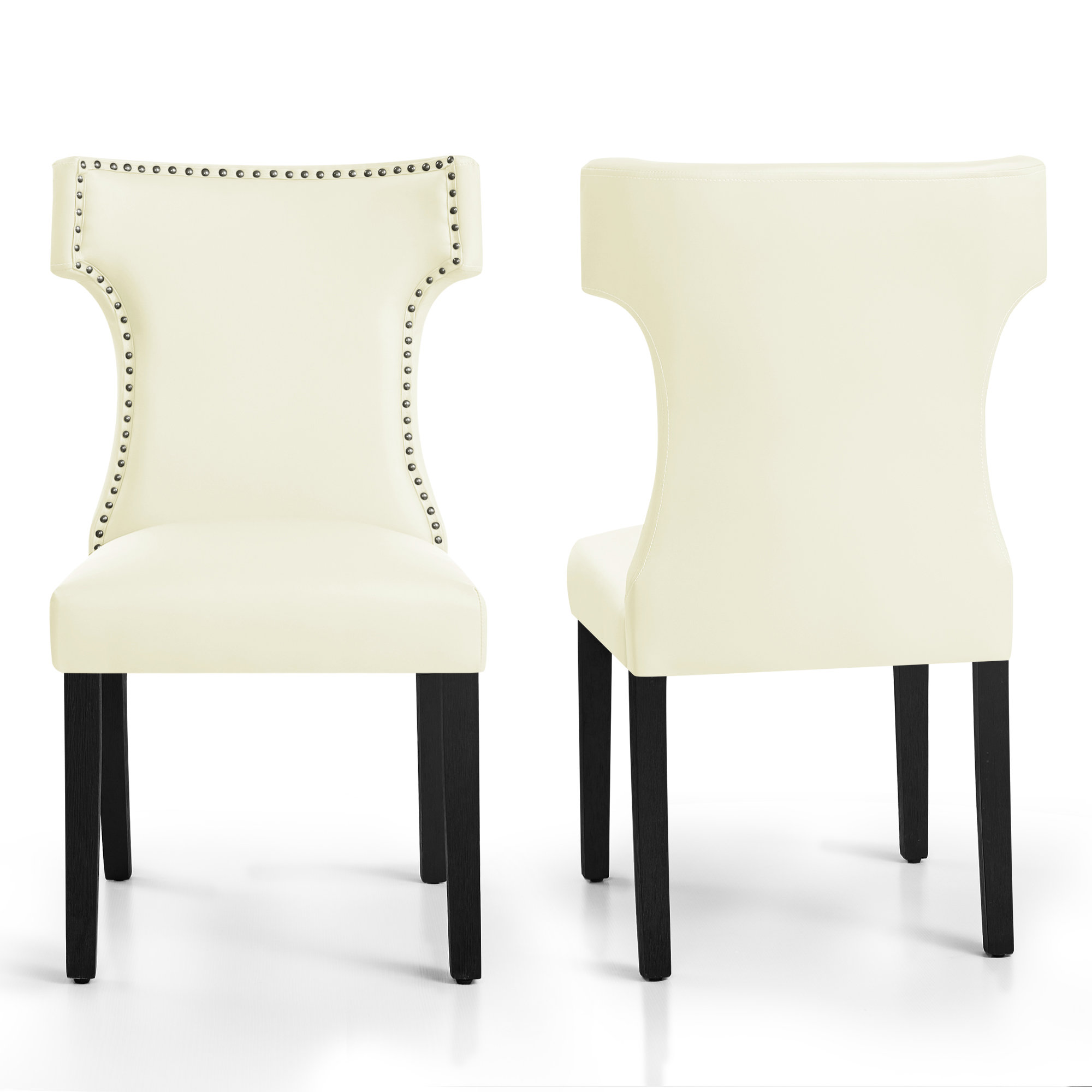 Red Barrel Studio® Upholstered Wingback Dining Chair | Wayfair