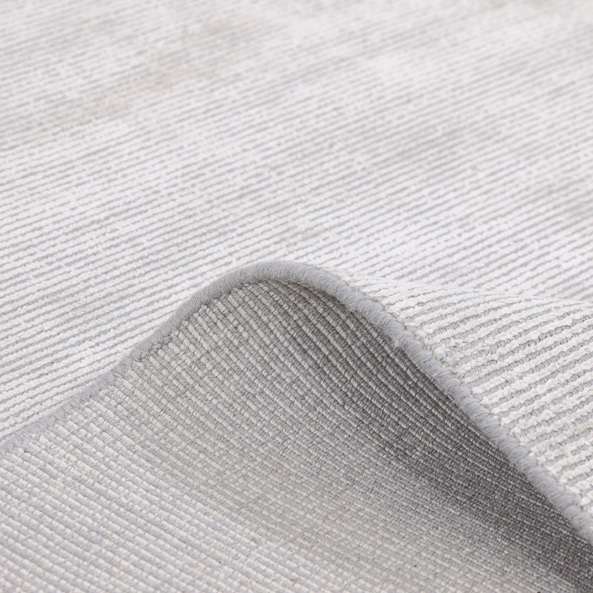 Solo Rugs Cordi Hand Loomed Wool/Cotton/Viscose Area Rug in Mist ...