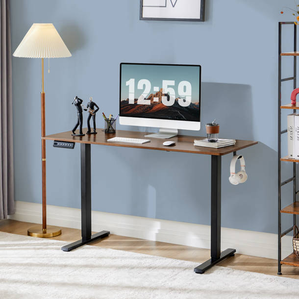 Inbox Zero Height Adjustable Rectangle Standing Desk & Reviews | Wayfair