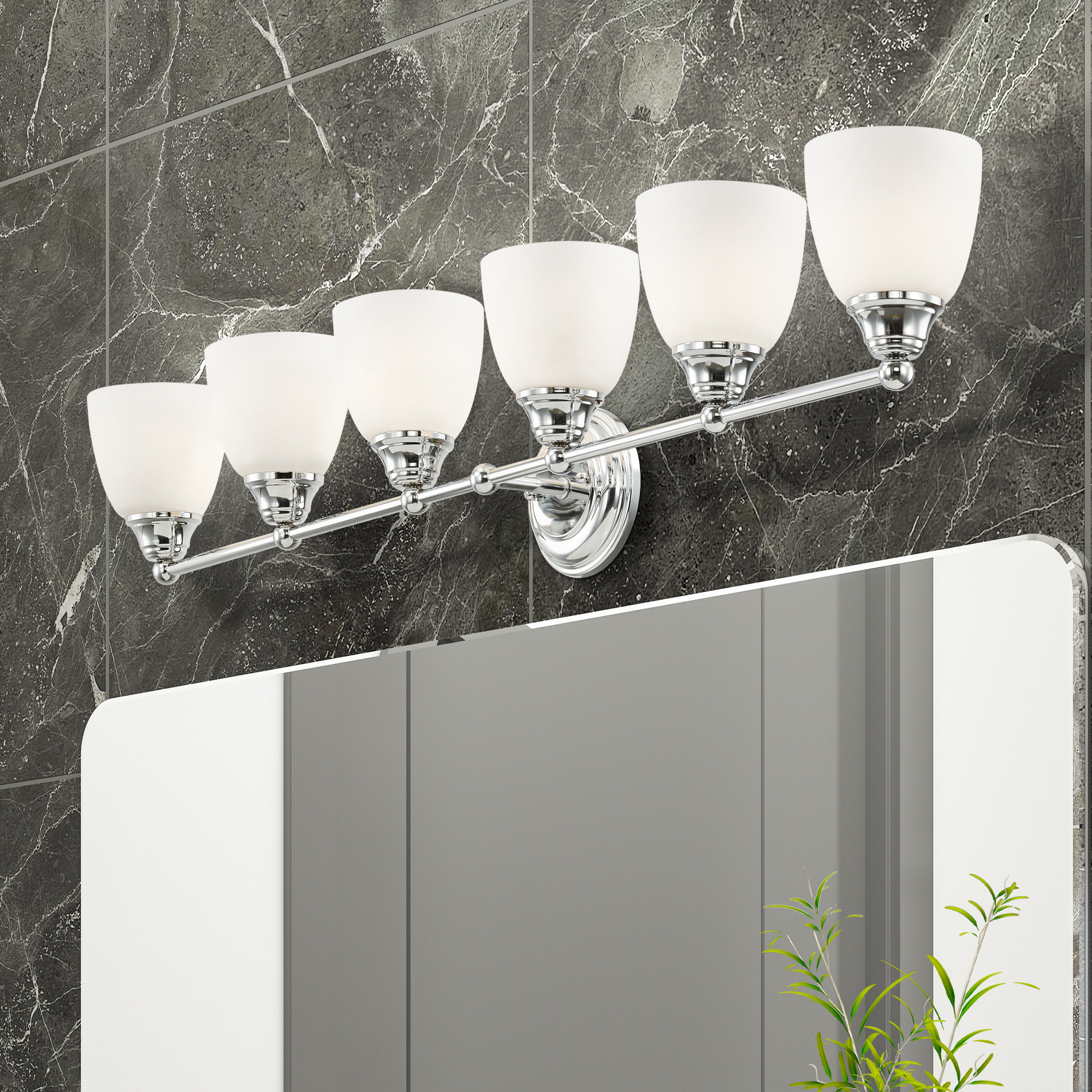 Red Barrel Studio Somerville 6 - Light Vanity Light & Reviews | Wayfair