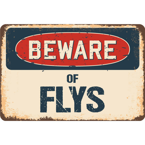 SignMission Beware of Flys Sign | Wayfair