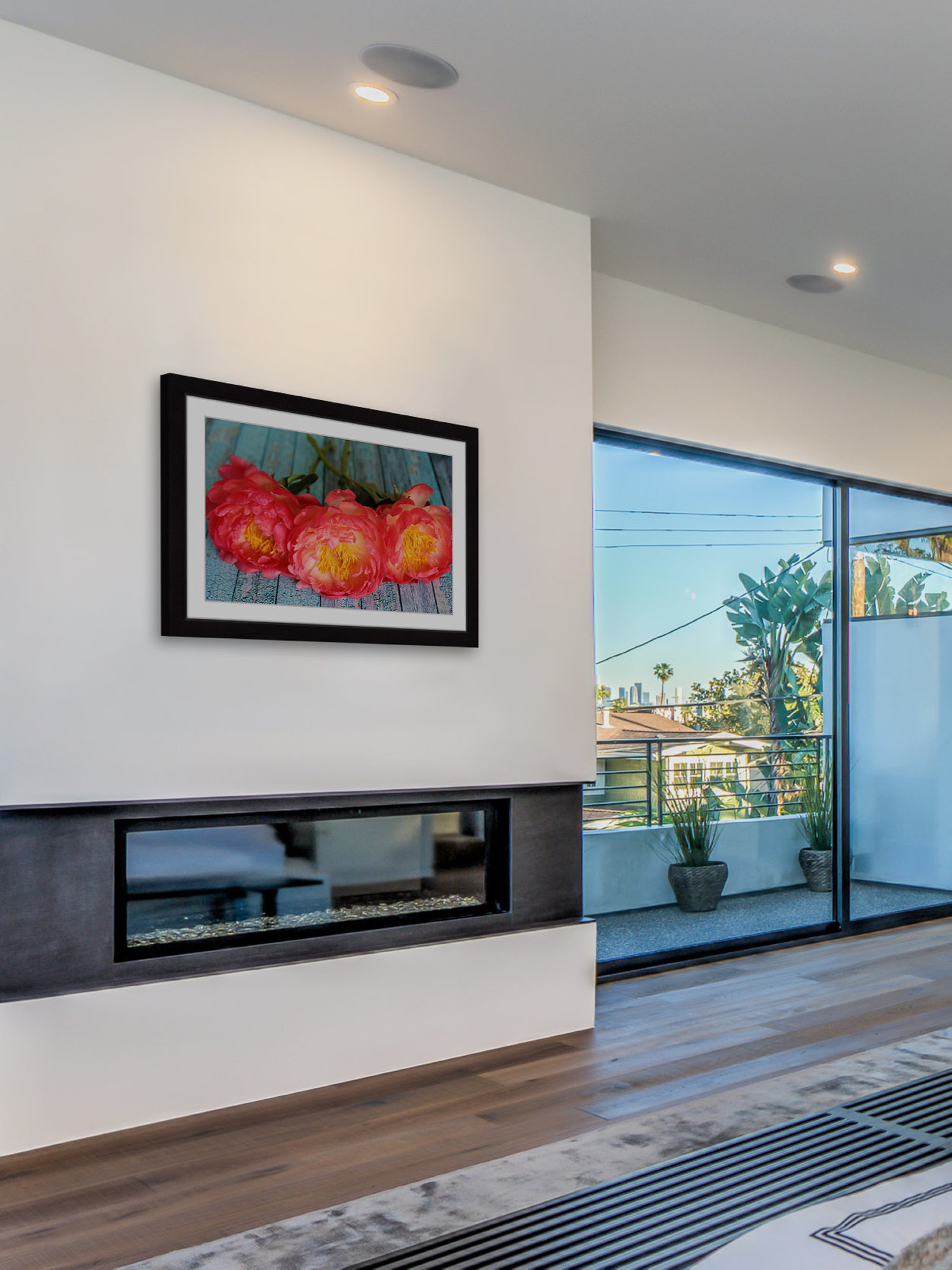 Marmont Hill 'Coral Peonies' by Sylvia Cook Framed Painting Print ...