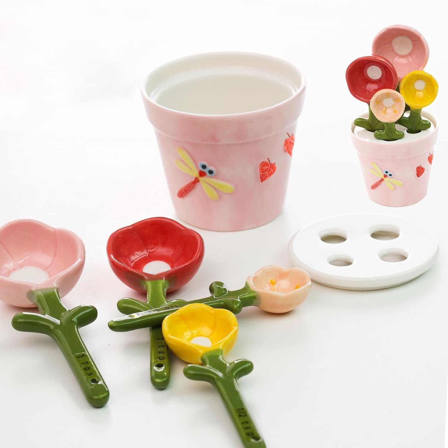 BETOFUL Flower Measuring Spoons Set | Wayfair