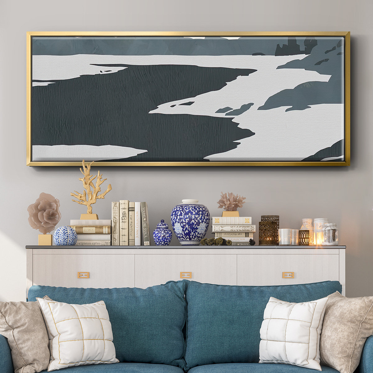 Wexford Home Cutter Island IV- Framed Canvas | Wayfair