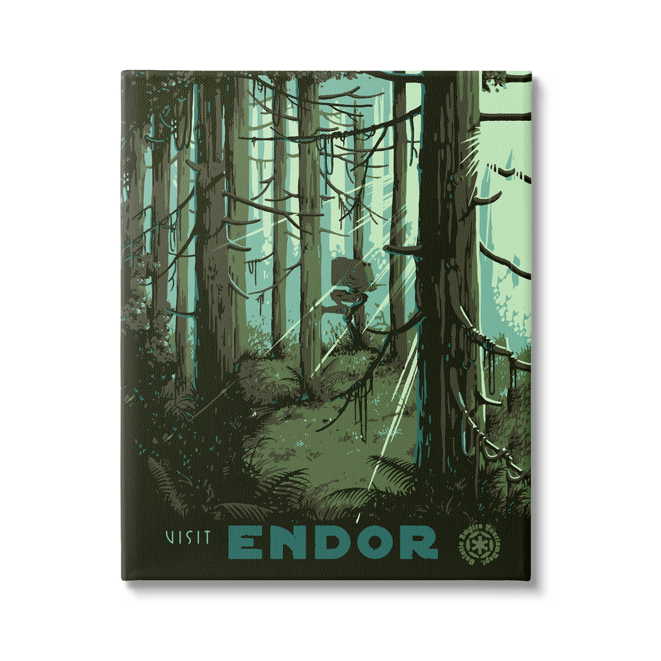 Stupell Industries Science Fiction Fantasy World Endor by Matheus Lopes ...