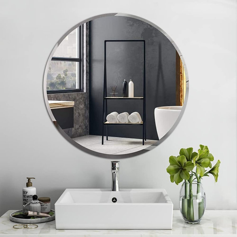 17 Stories Laytan Round Wall Mirror | Wayfair.co.uk