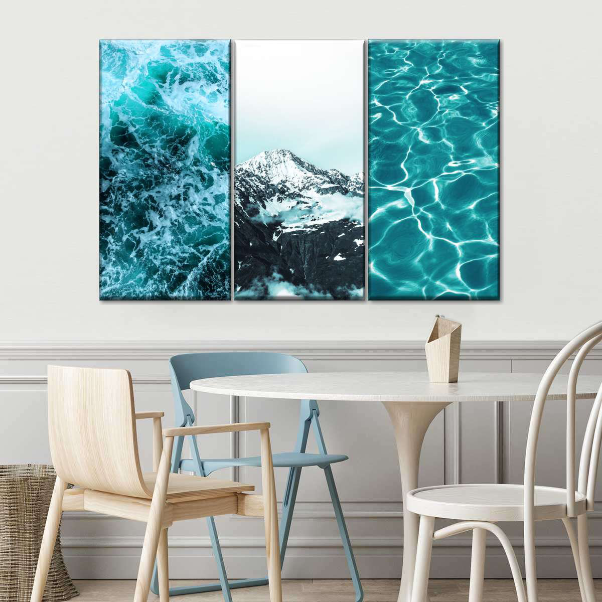 Millwood Pines Snowy Mountains Snowy Mountain Nature Collage Multi ...