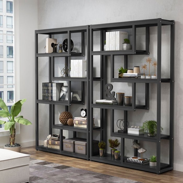17 Stories Glenside Etagere Bookcase & Reviews | Wayfair