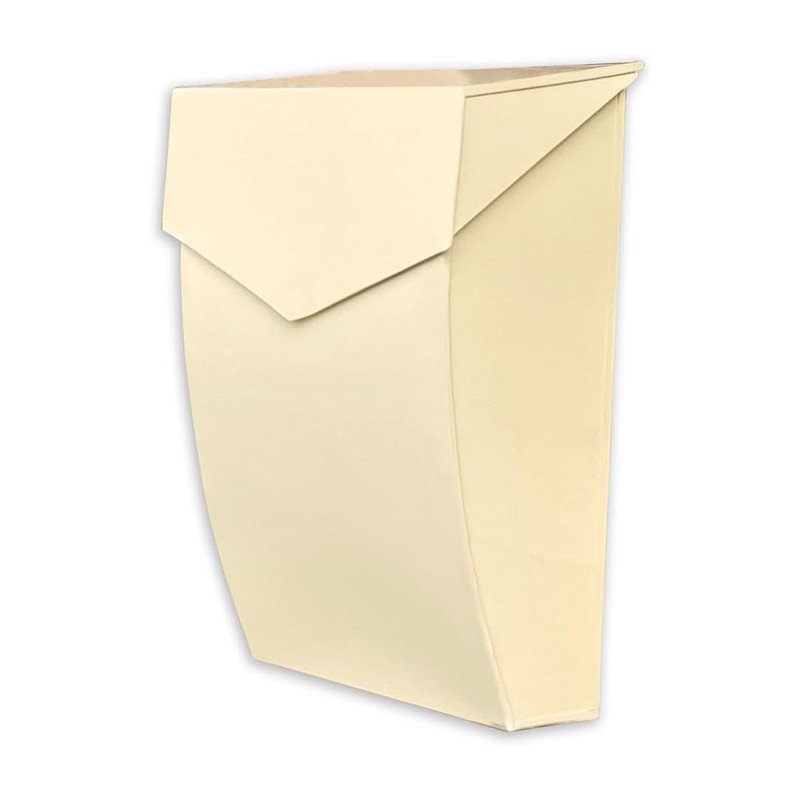 ZILNOX Mailboxes for Outside Wall Mount, 4.8 x 10 x 13 inch Cream ...