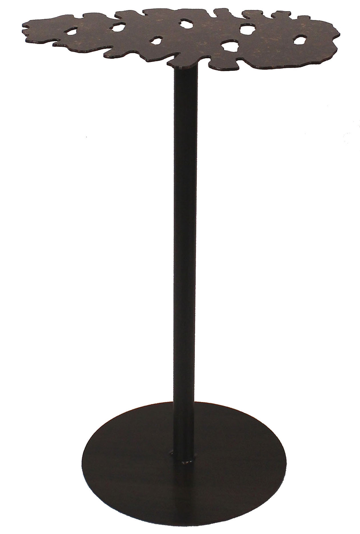 Millwood Pines Cyrus Iron Pine Cone Pub Table | Wayfair