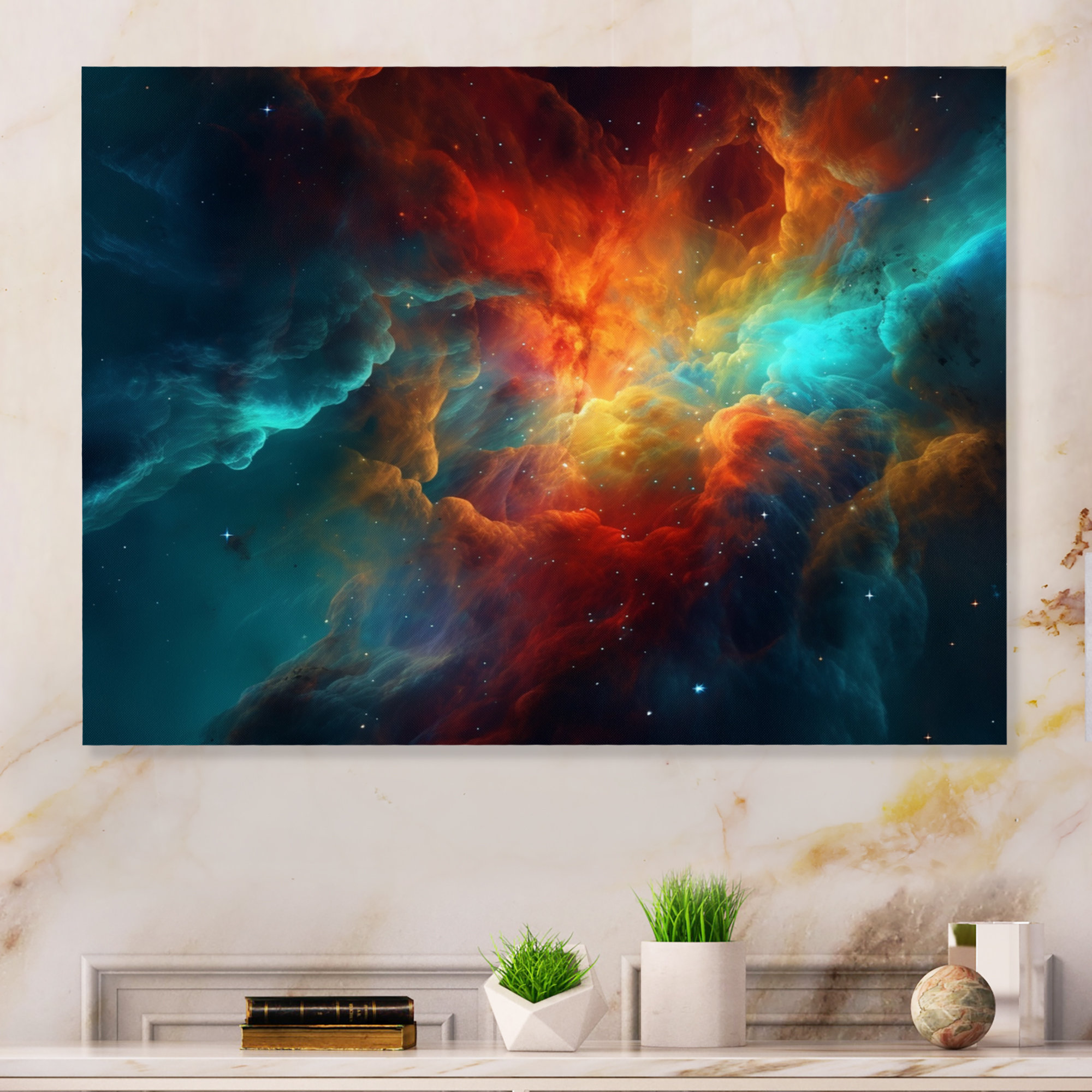Ivy Bronx Revolution Space VII - Space Metal Wall Decor | Wayfair