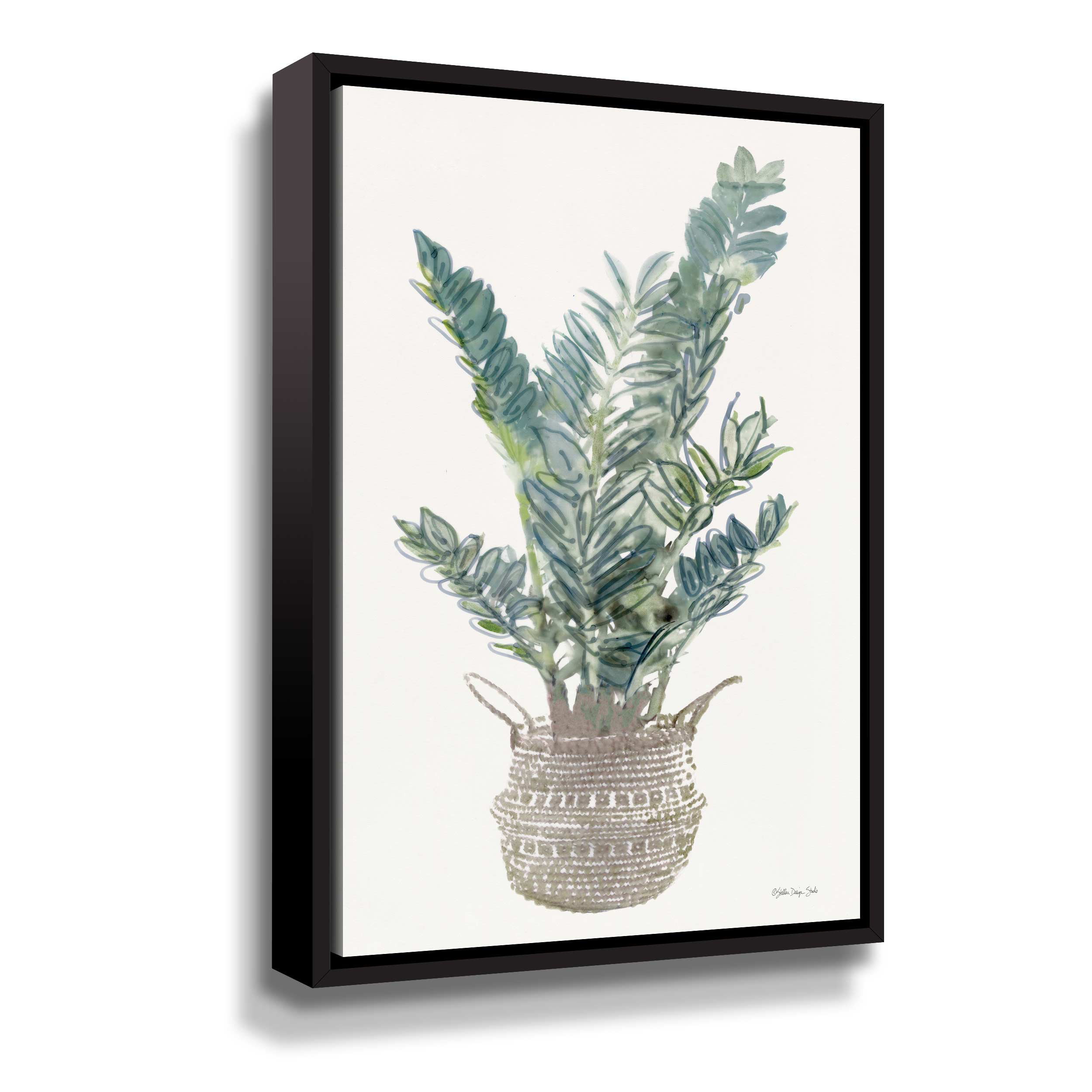 Bayou Breeze Foliage In Woven Pot Gallery - Wayfair Canada