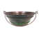 SimplyCopper 15" Round Copper Vessel Bucket Sink with Green Patina ...