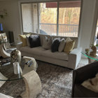 Michael Amini The Smith Feather Reversible Throw Pillow & Reviews | Wayfair