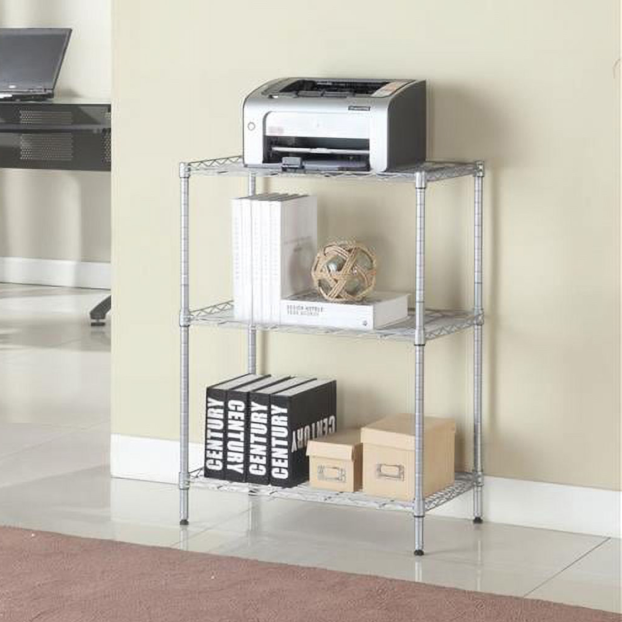 Rebrilliant 3-Shelf Adjustable Heavy Duty Storage Shelving Unit | Wayfair
