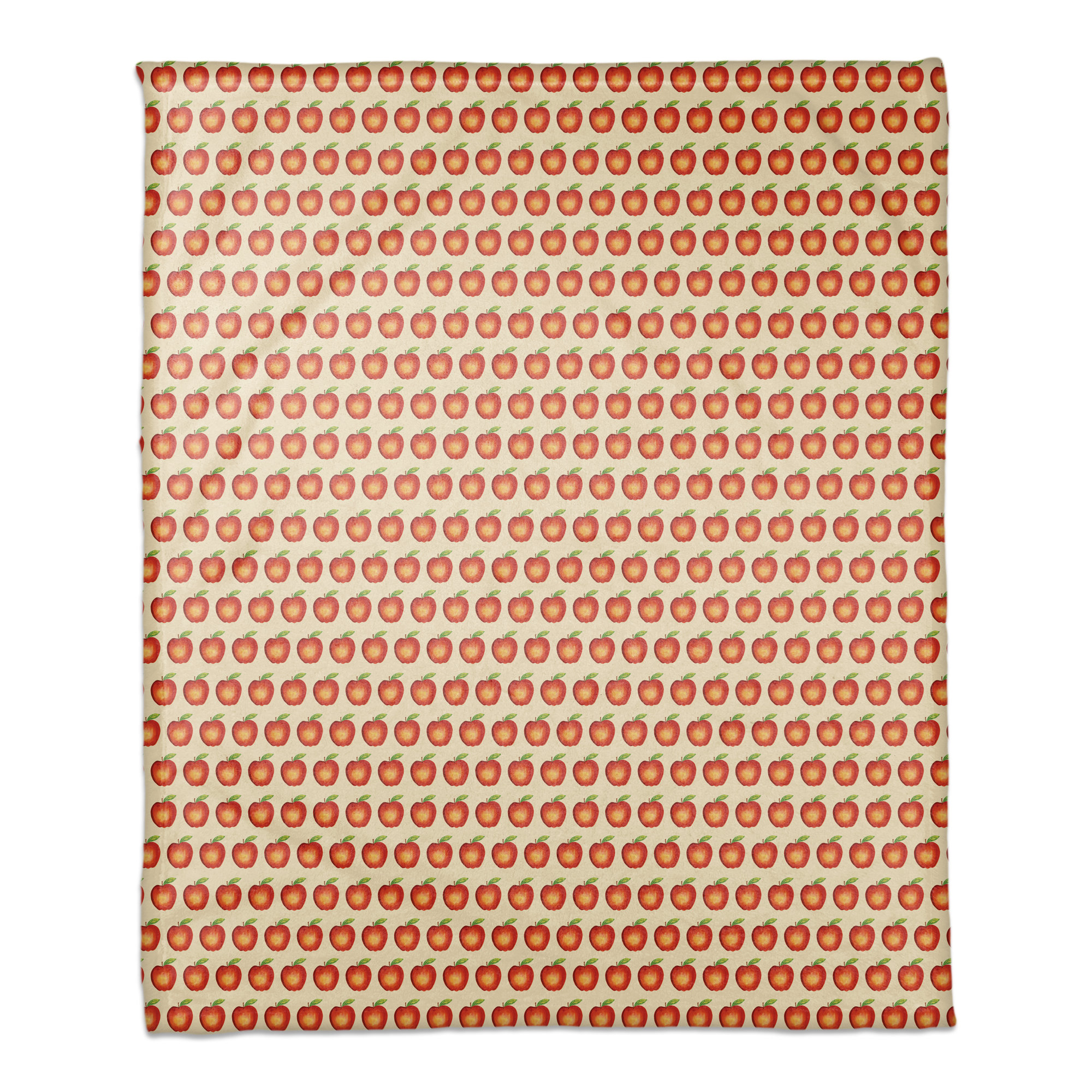 Designs Direct Creative Group Apple Fleece Throw | Wayfair