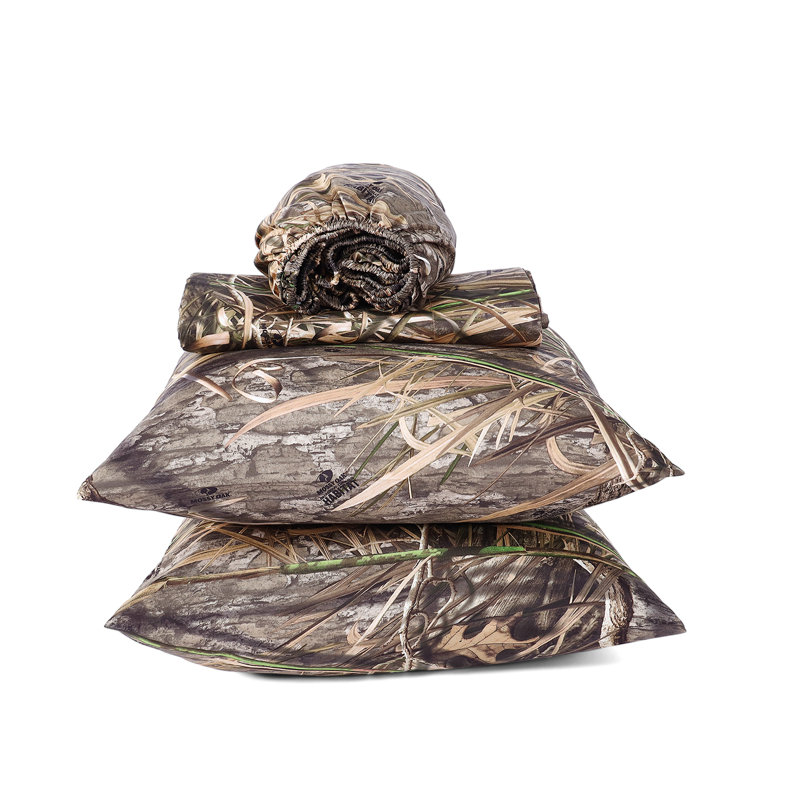 Mossy Oak Shadow Grass Habitat Microfiber Sheets Camouflage & Hunting ...