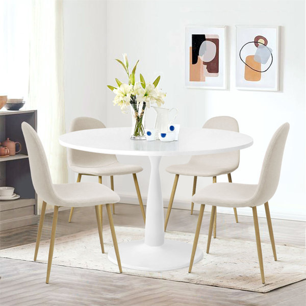 Wade Logan® Pasha 5 - Piece Pedestal Dining Set & Reviews | Wayfair