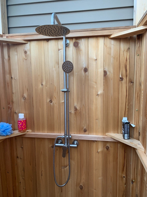 Beniar Outdoor Shower Fixture High Pressure Shower System Combo ,Wall ...