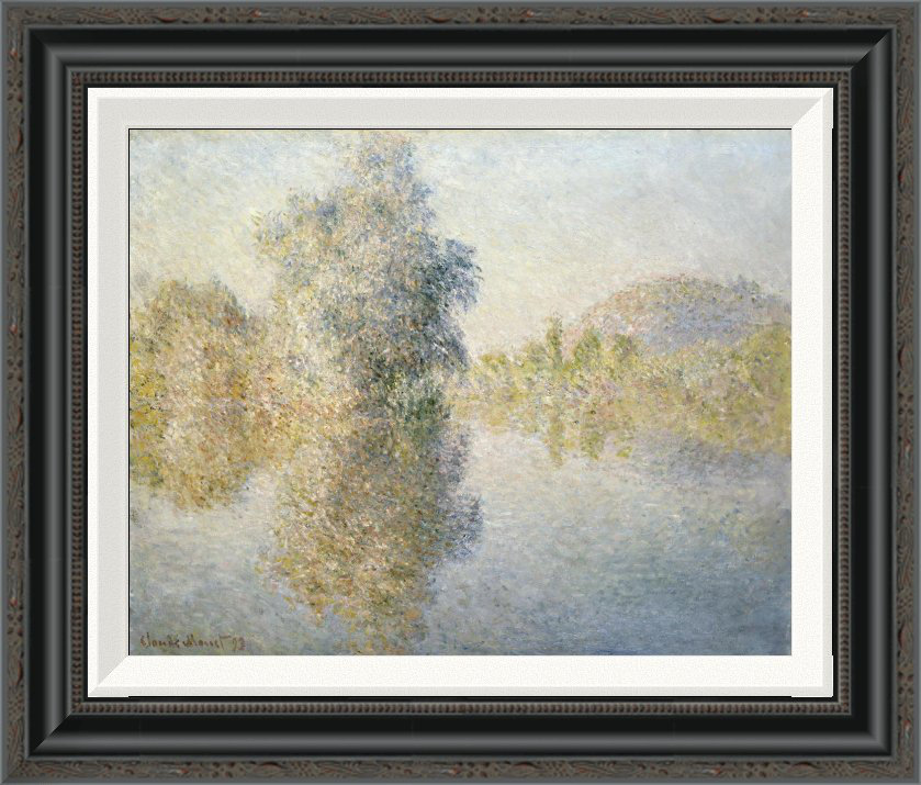 Vault W Artwork 'Early Morning on the Seine at Giverny' by Claude Monet ...