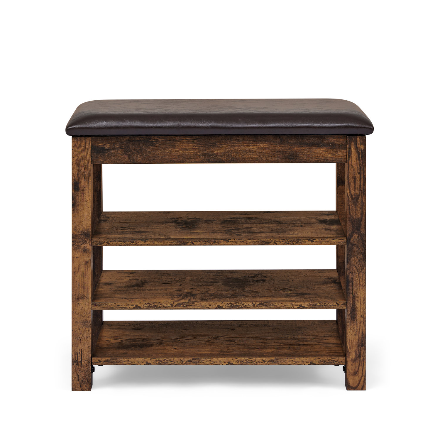 Millwood Pines Height Adjustable Shoe Changing Bench with Concealed ...