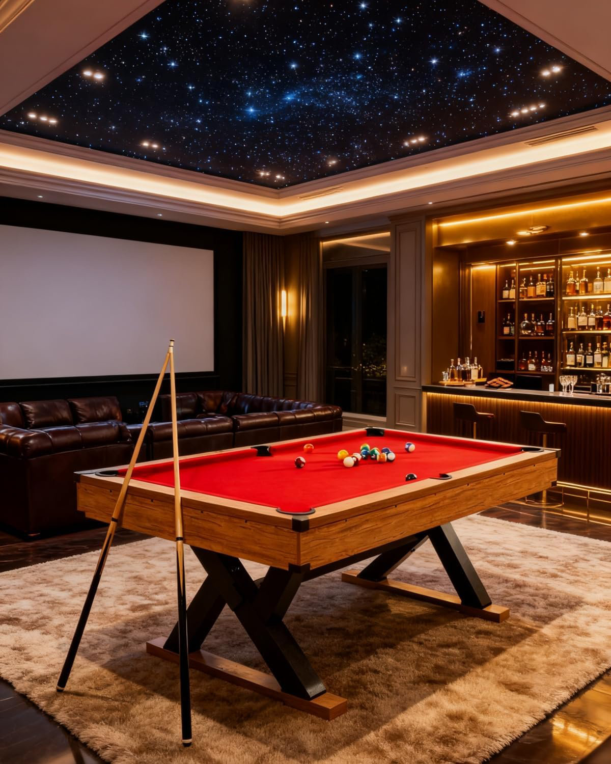 IDEALHOUSE 7 FT Billiard Table, Adult Pool Table for Home, Complete Set ...