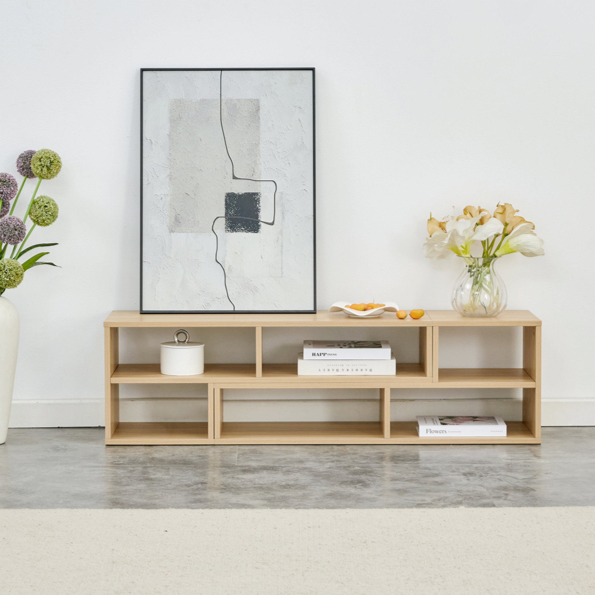 Ebern Designs 2 Pieces Cube TV Stand,Free Combination Gaming ...