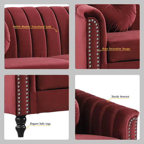 Red Living Room Sets You'll Love | Wayfair