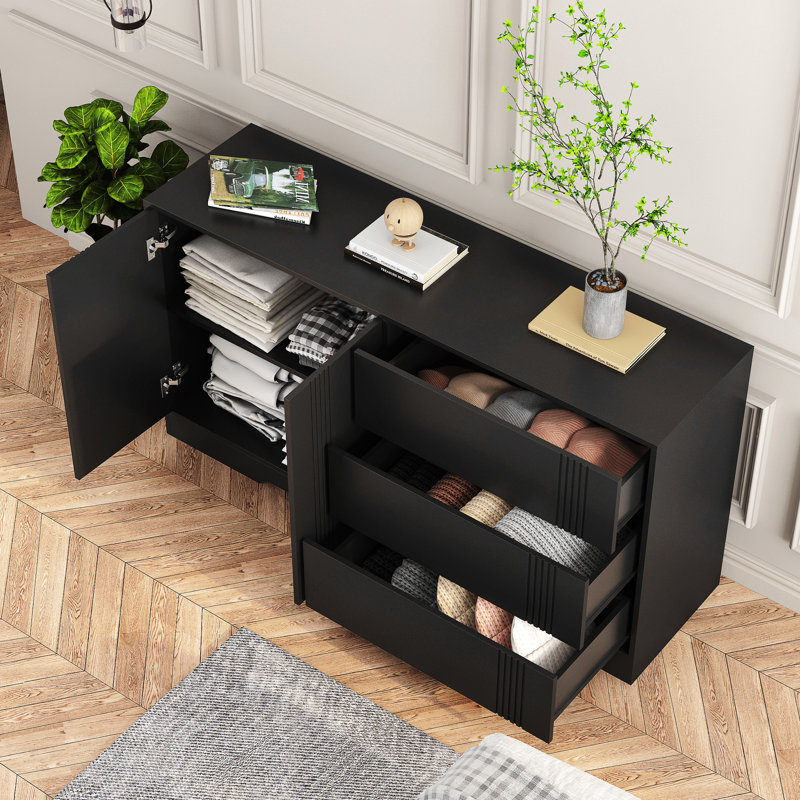 Ebern Designs Aarnavi Sideboard Buffet Cabinet With Storage | Wayfair