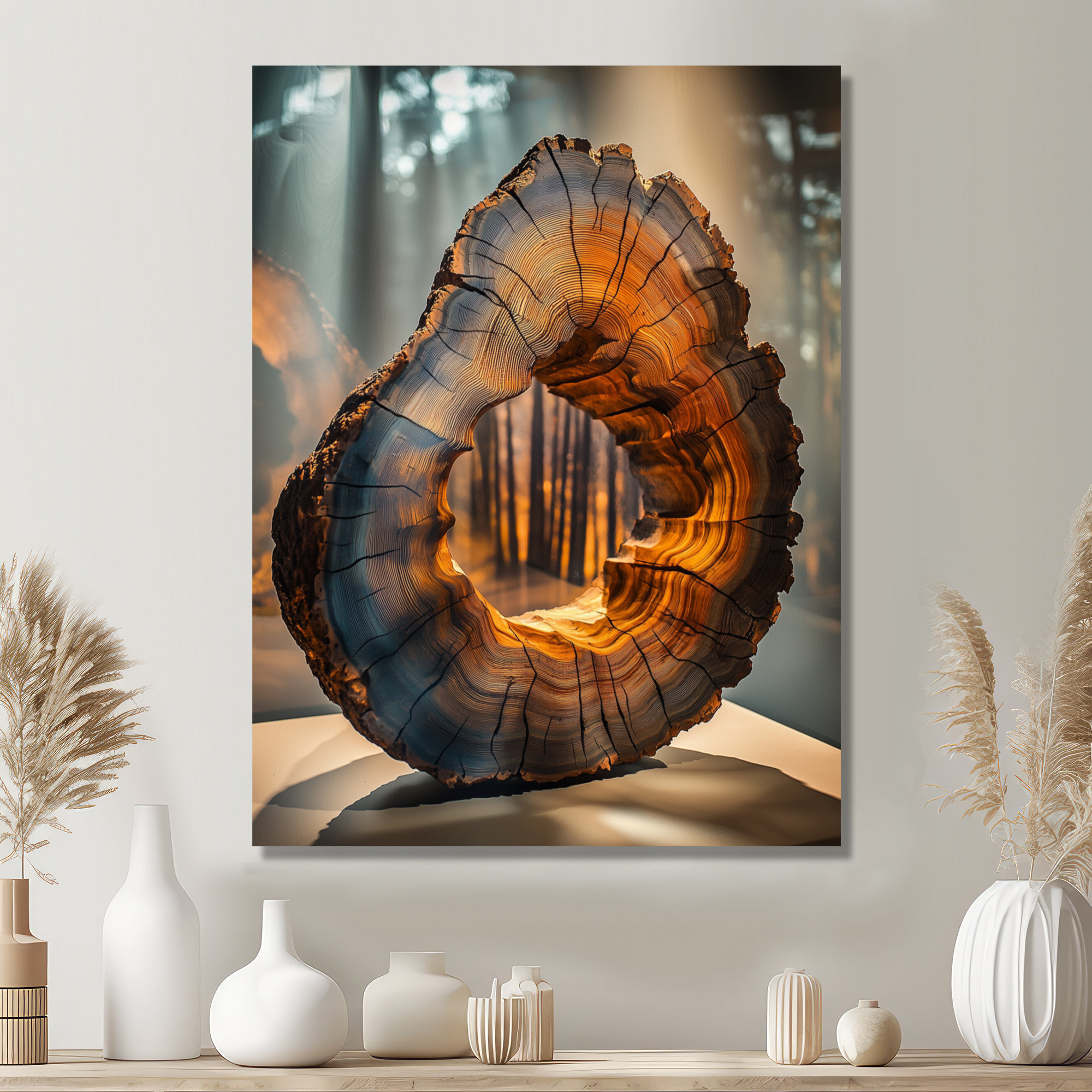 Latitude Run® Amber Wood Slide Ripples Through The Woods II - Forest ...