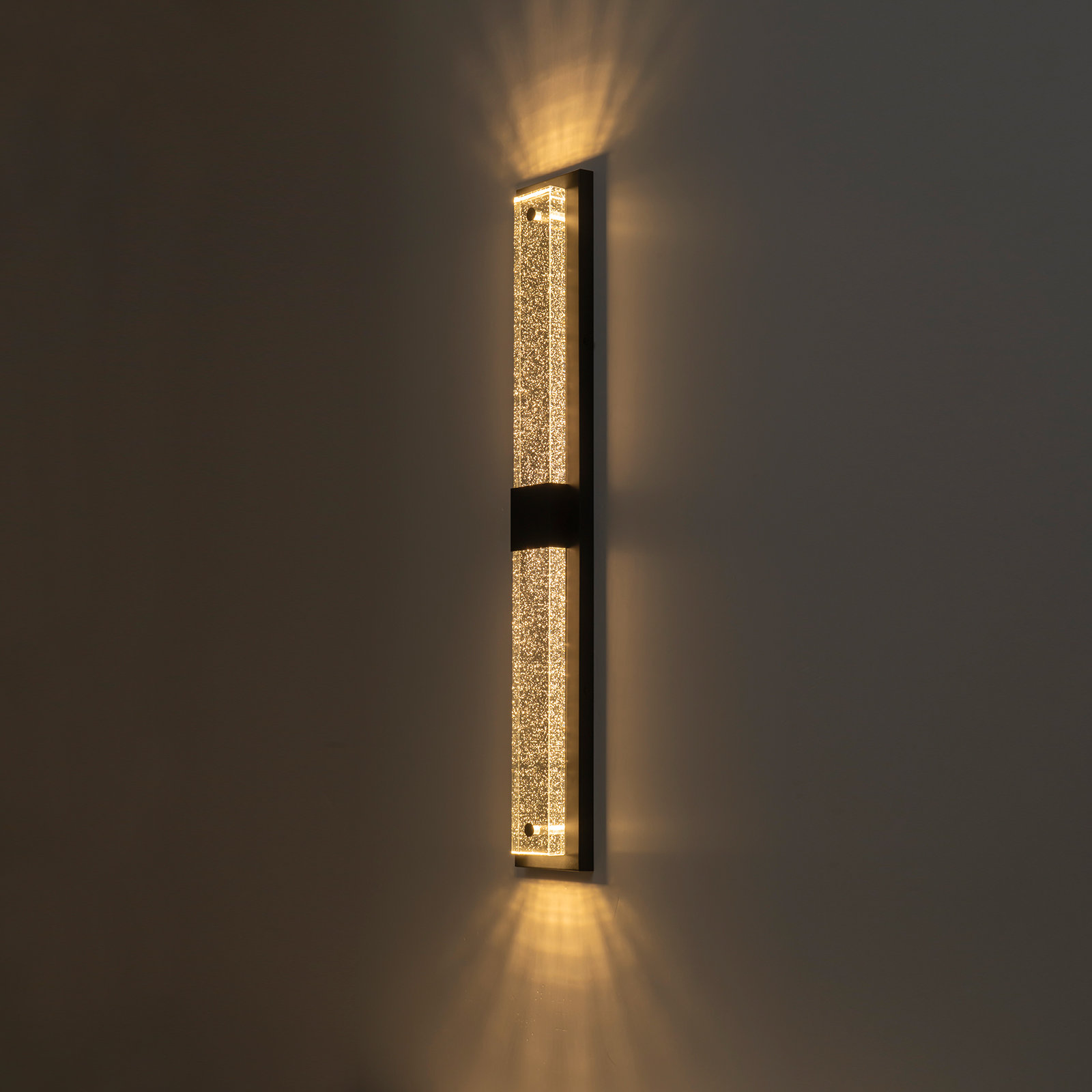 Ivy Bronx 1 - Light Dimmable LED Crystal Flush Mounted Sconce - Wayfair ...