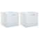 5five Storage Box Wooden Set 2 White | Wayfair.co.uk