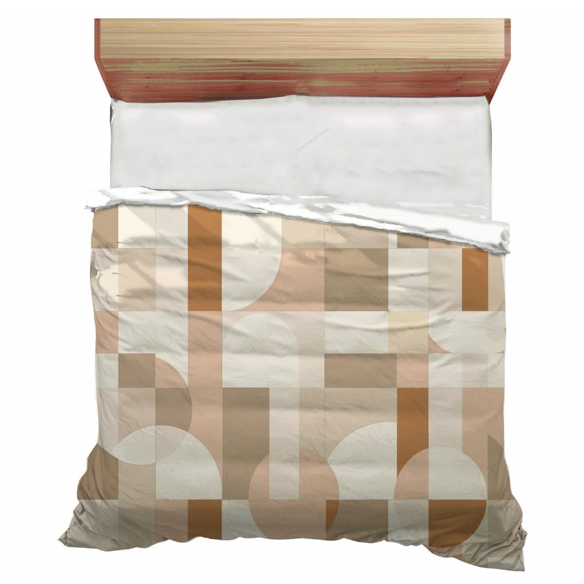 VisionDecor Plain Weave Muslin Abstract Bedding Art Duvet Cover Wavy ...