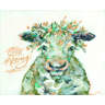 Trinx Good Morning Cow by Jessica Mingo - Wrapped Canvas Print | Wayfair