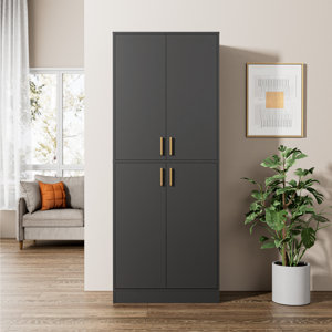 Bay Isle Home™ Rattan Kitchen Pantry Cabinet, 71" Tall Kitchen Pantry ...