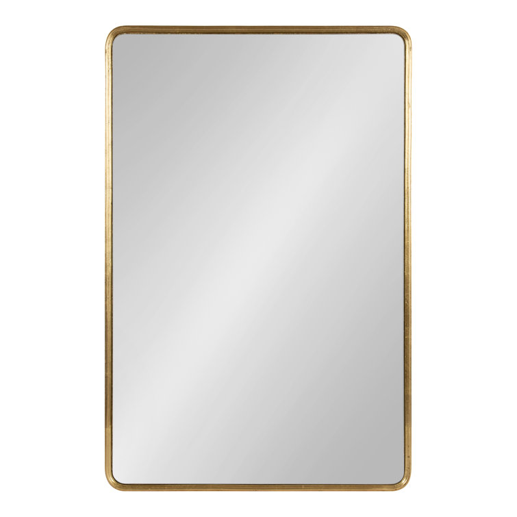 Latitude Run® Caskill Framed Radius Rectangle Wall Mirror | Wayfair