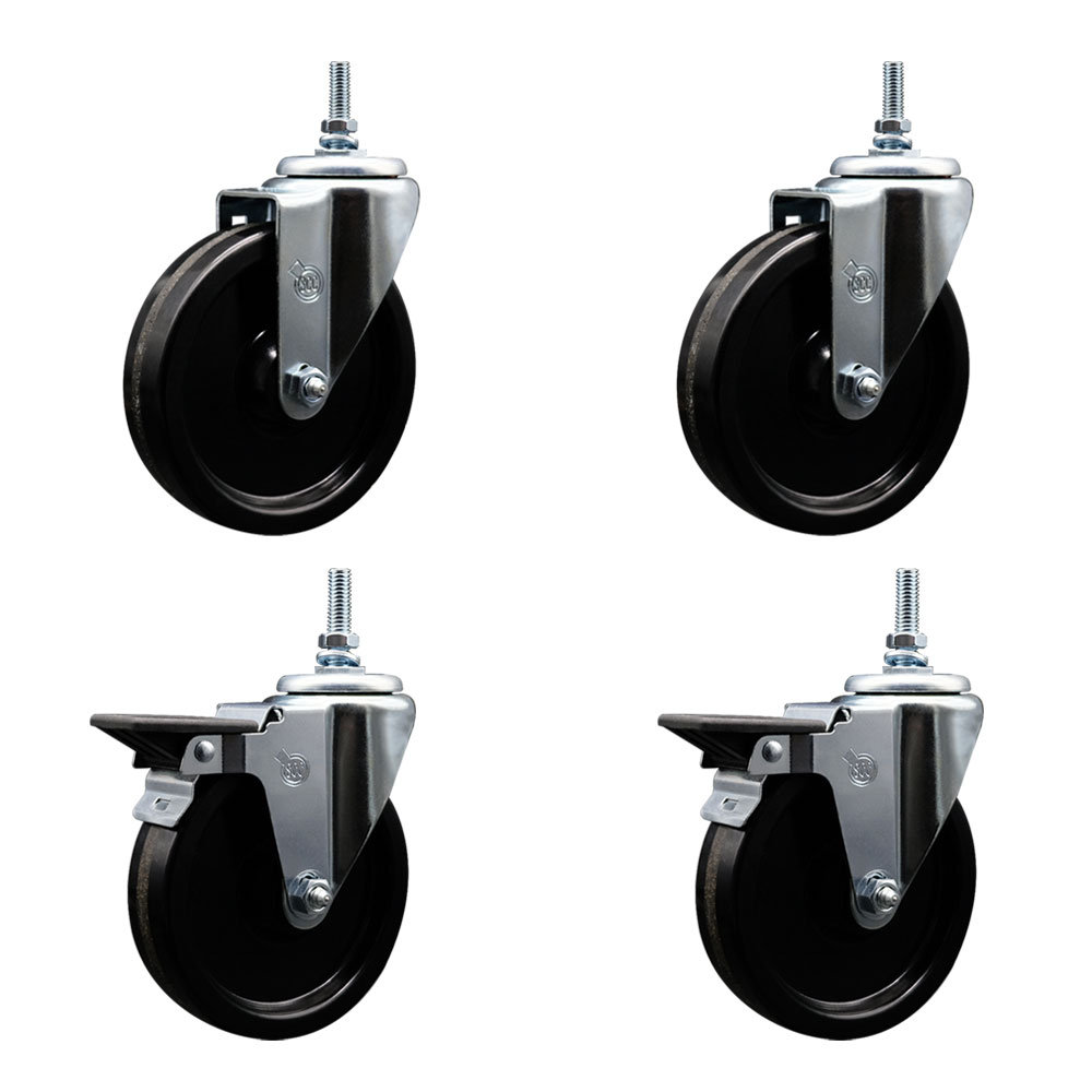 Service Caster Wheel Swivel 12mm Threaded Stem Caster Service Caster ...