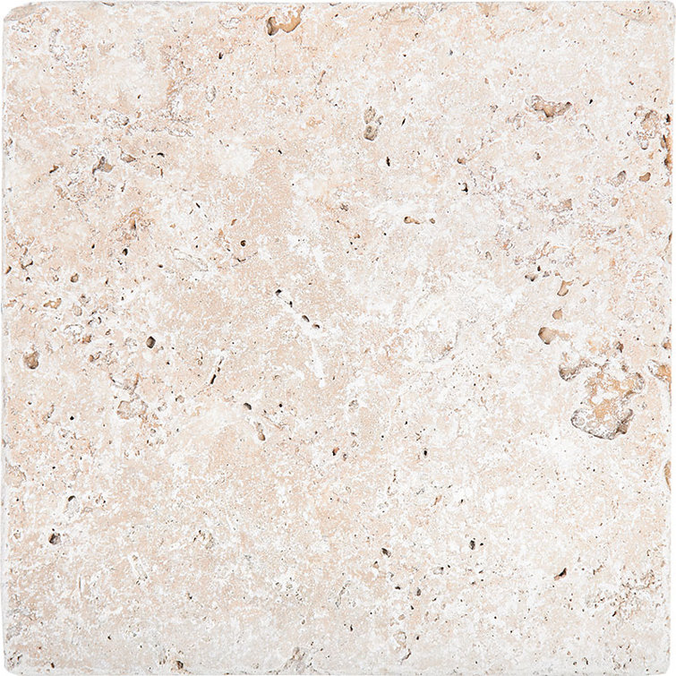Parvatile Ivory 12" x 12" Travertine Wall & Floor Tile & Reviews | Wayfair
