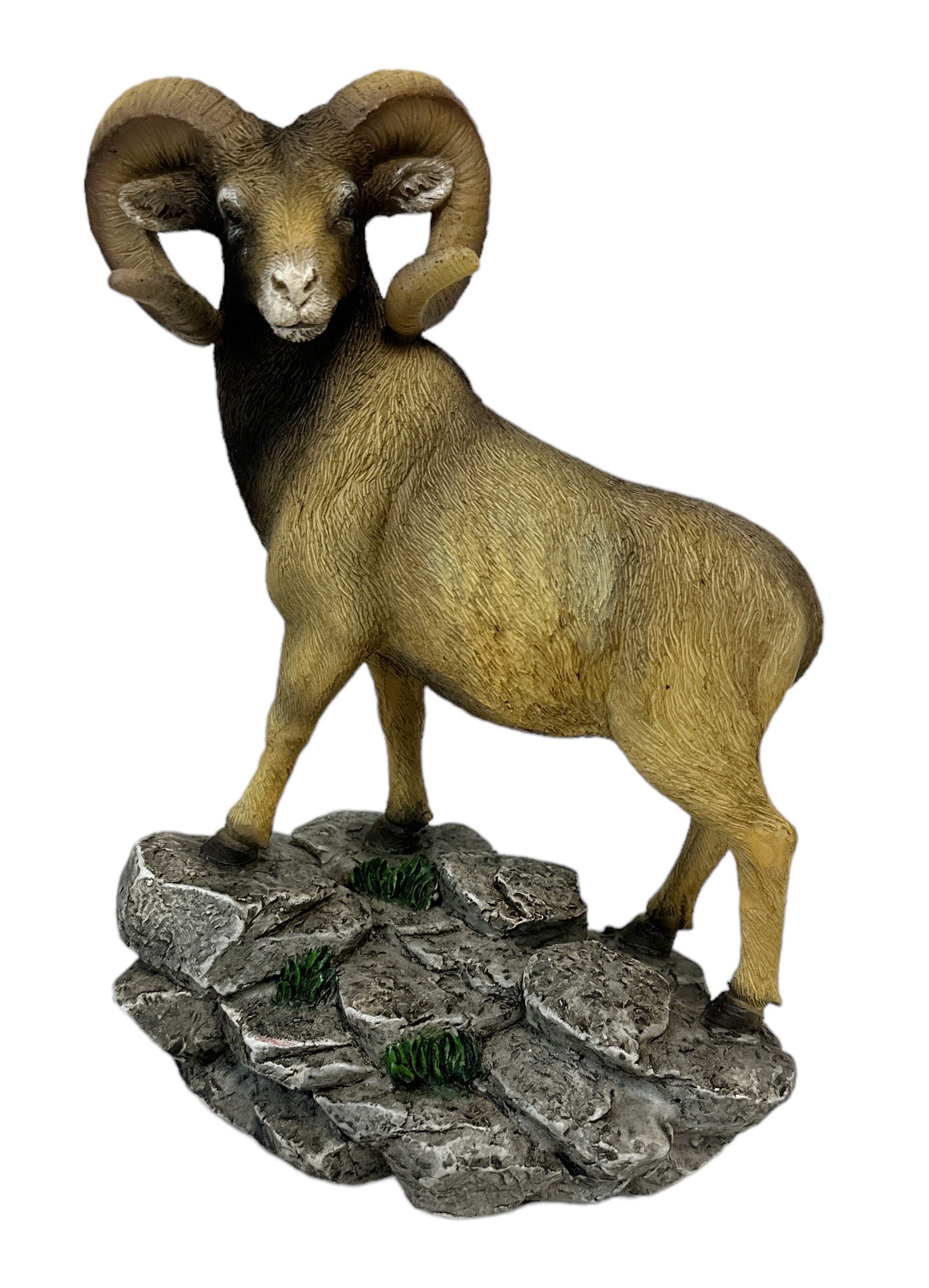 Millwood Pines Polyresin Mountain Goat Ram Rustic Country Farmhouse ...