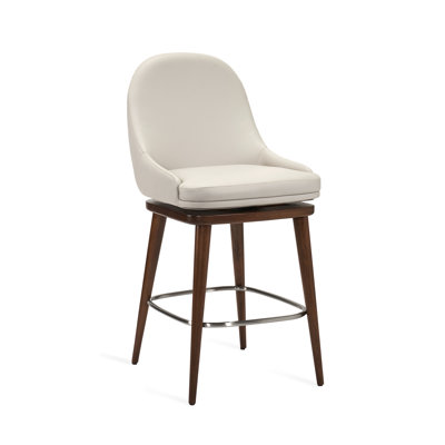 Interlude Harper Swivel 26" Counter Stool | Wayfair