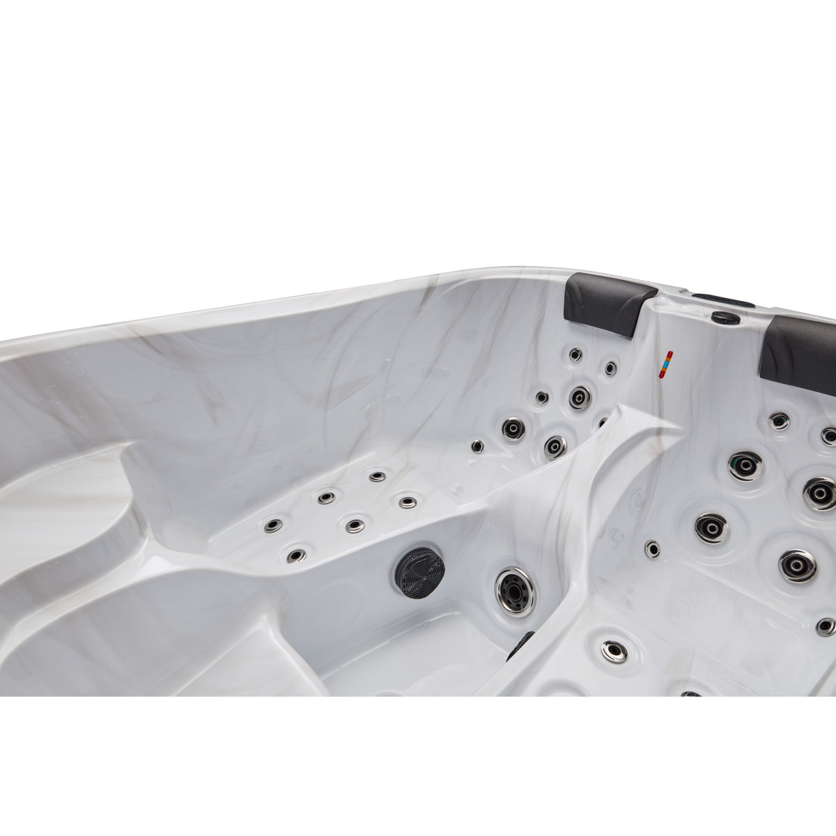 Luxury Spas 3 - Person 34 - Jet Acrylic Rectangular Standard Hot Tub ...