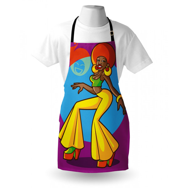 East Urban Home 70's Party Apron | Wayfair