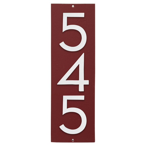 Montague Metal Products Rectangle Wall Plaque & Reviews | Wayfair