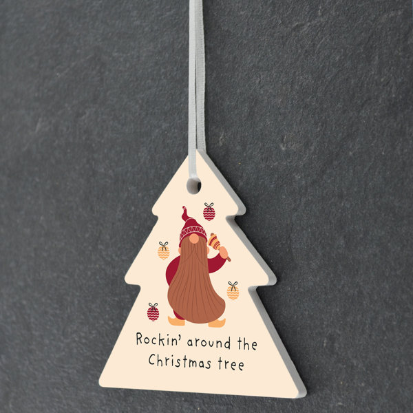 The Seasonal Aisle Rockin Christmas Tree Festive Gonk Tree Shaped ...